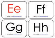 Alphabet Letter Mini Flashcards | A to Z Flash Cards for Kids
