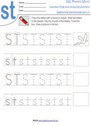 Handwriting and Drawing Worksheets | Letter Tracing Printables