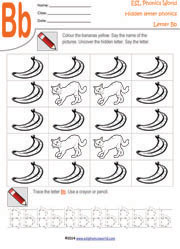 Hidden Letter Worksheets | ESL Phonics World